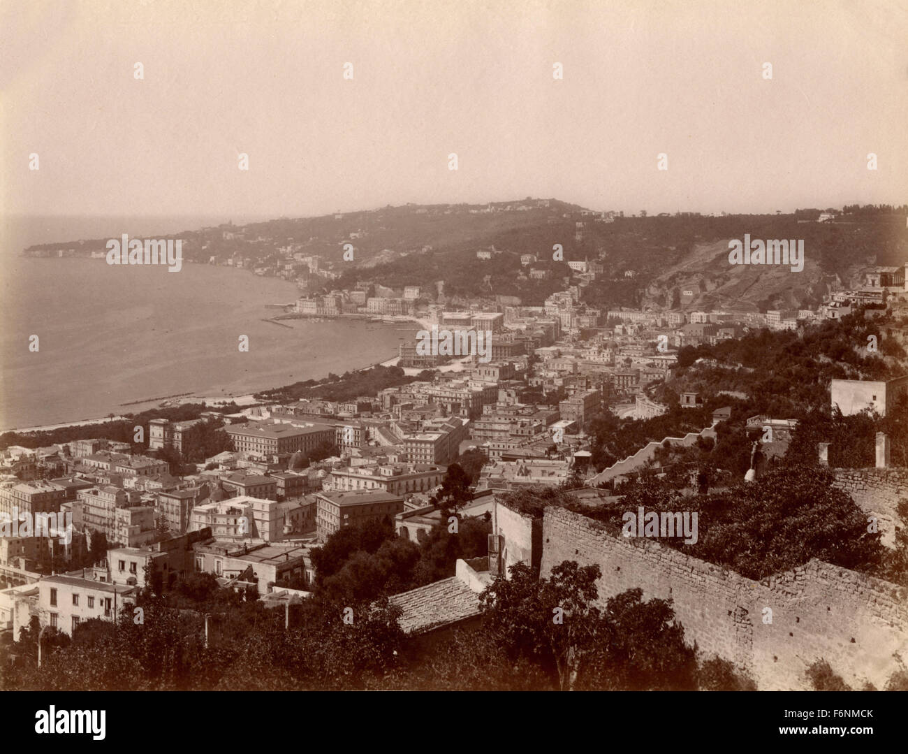 Panorama of Posillipo, Naples, Italy Stock Photo - Alamy