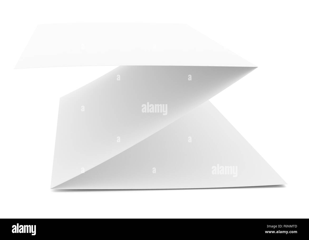 Blank paper brochure Stock Photo - Alamy