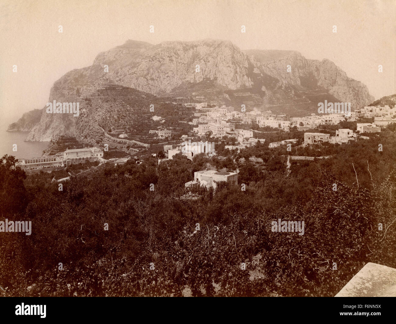 Mount Solaro, Capri, Italy Stock Photo - Alamy