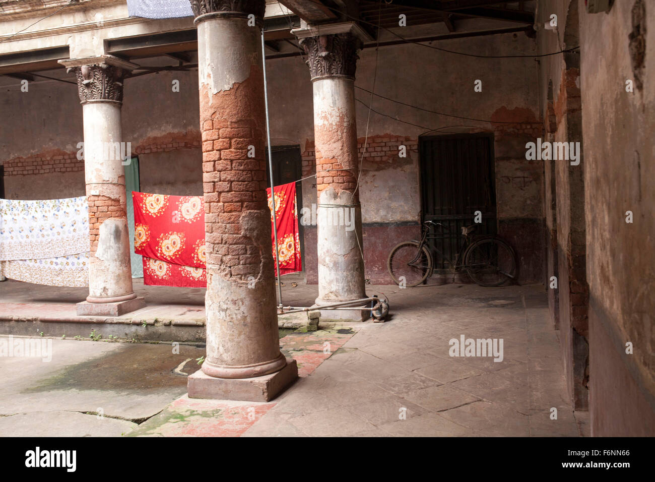 DHAKA, BANGLADESH 17th November: View of old building Ruplal House in ...