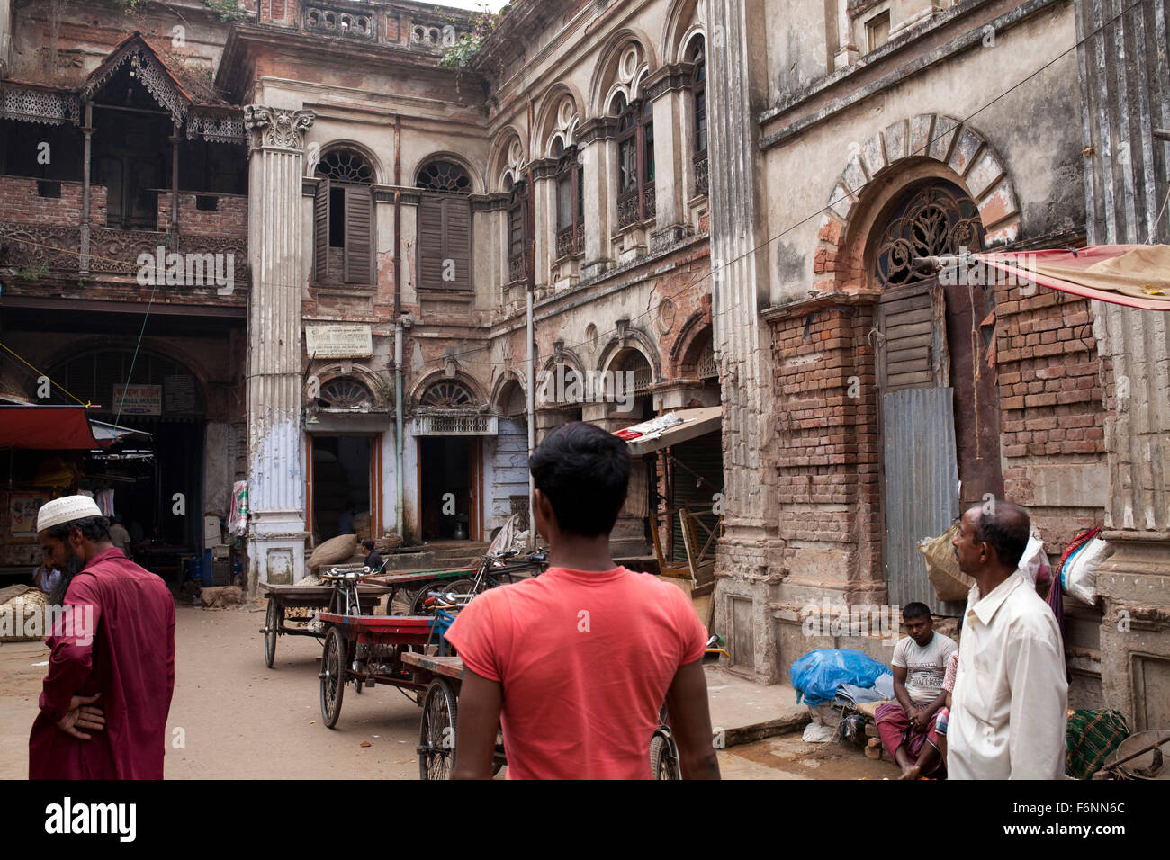 DHAKA, BANGLADESH 17th November: View of old building Ruplal House in ...