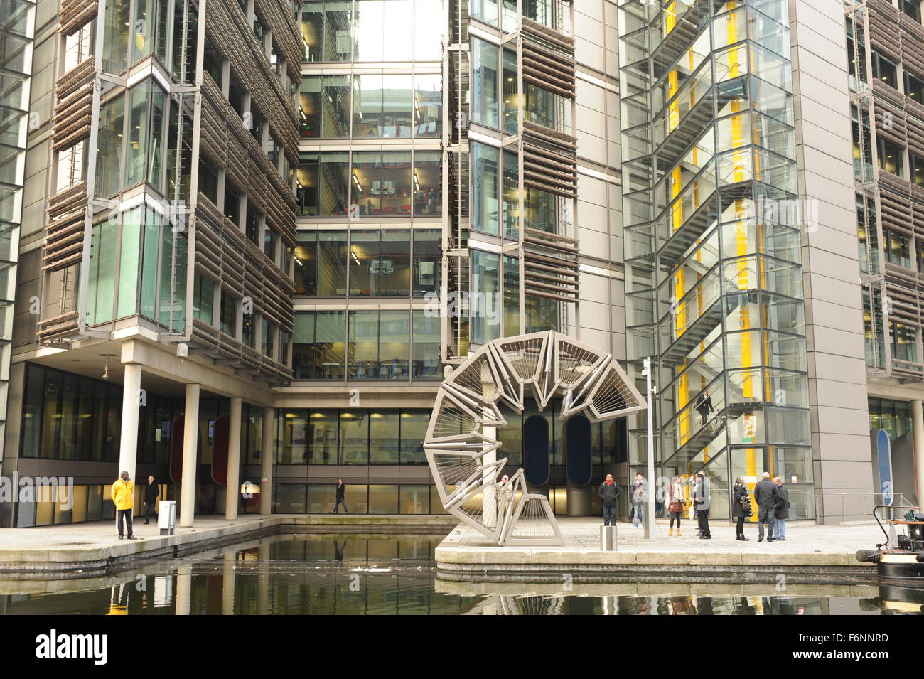 Rolling bridge Paddington Basin Stock Photo - Alamy
