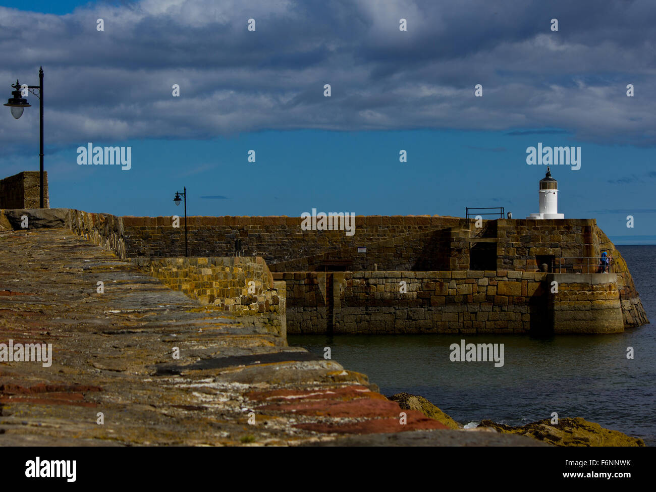 pier and lighthouse Stock Photo - Alamy