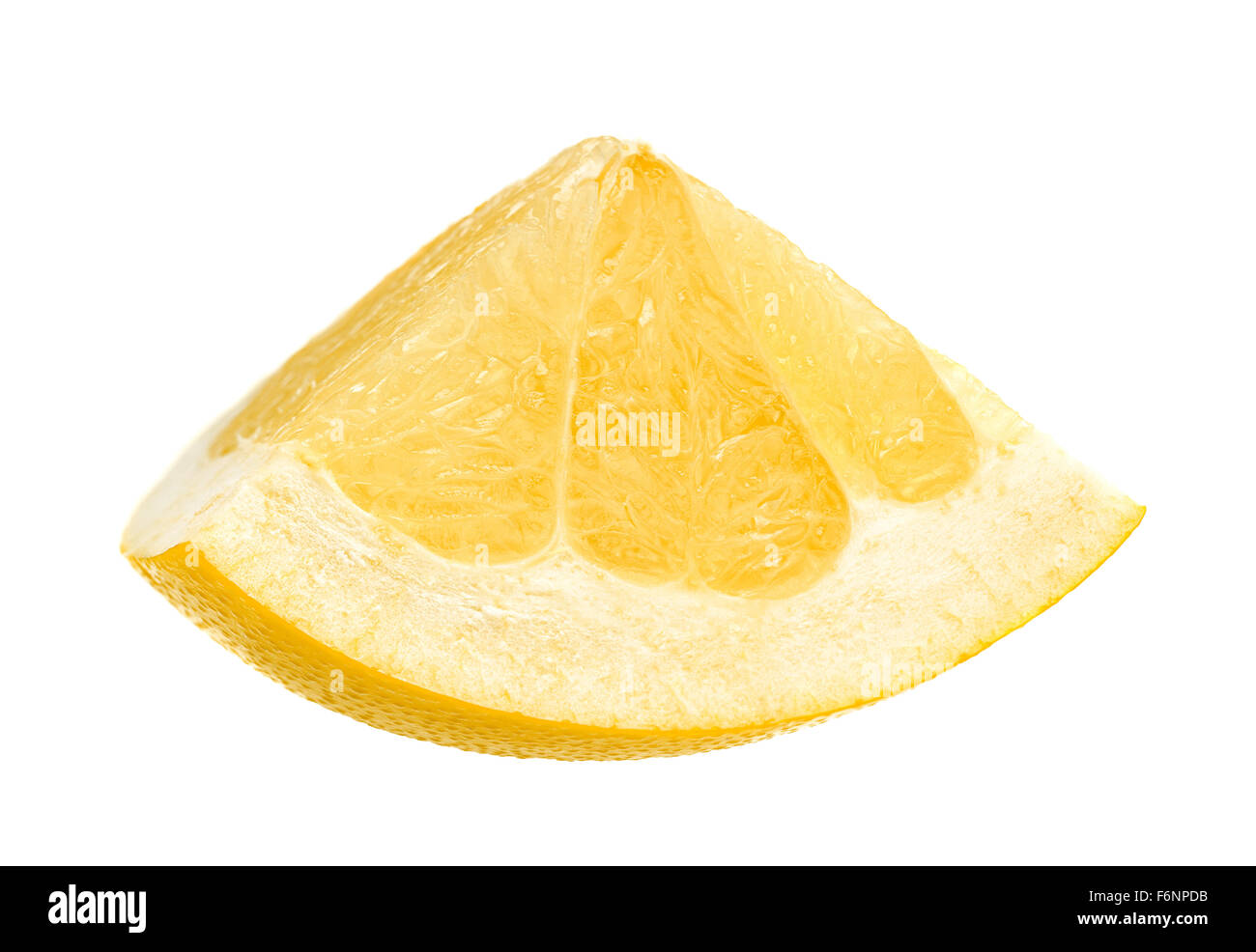Pomelo citrus fruit slice closeup isolated on white Stock Photo - Alamy
