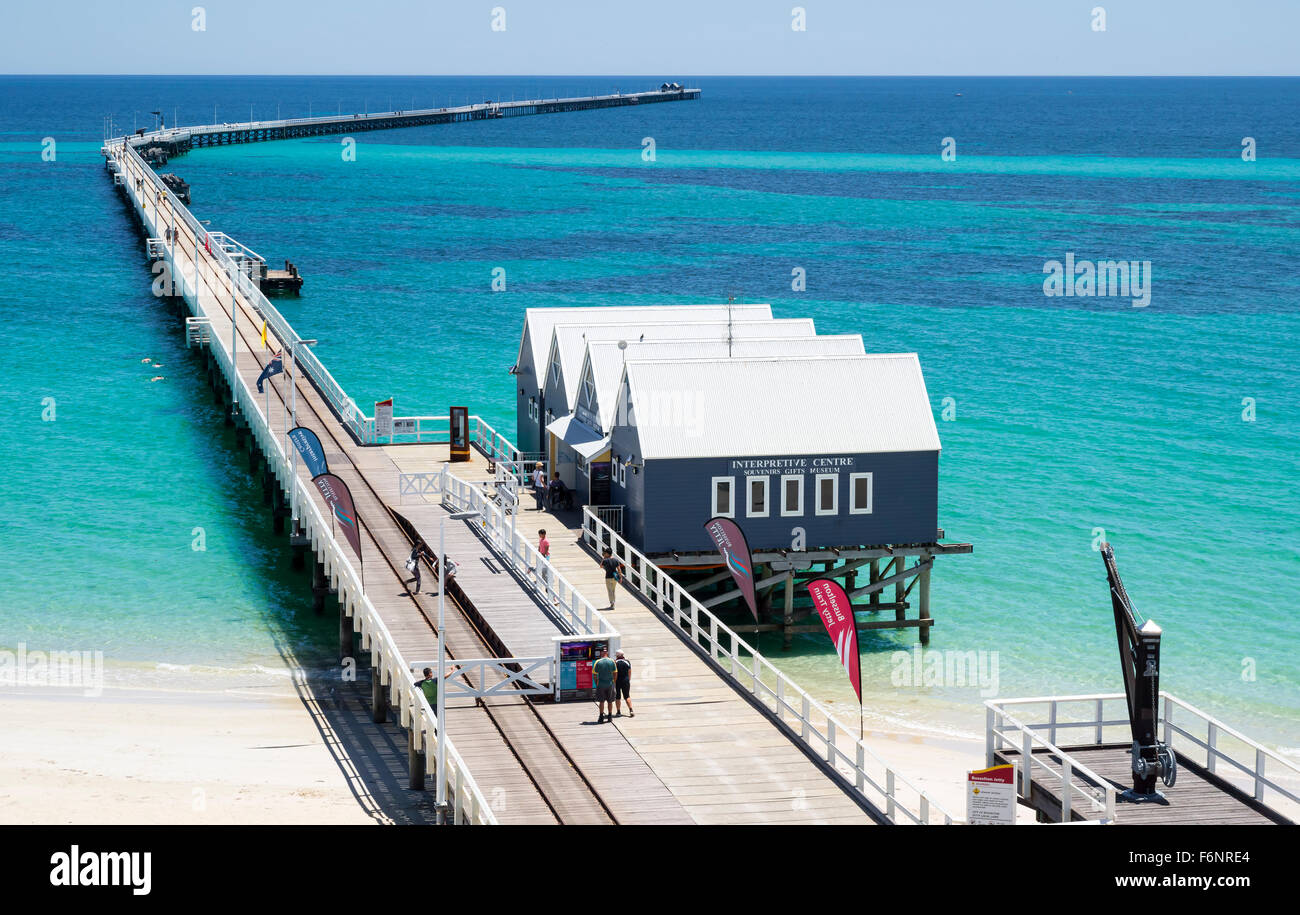 Busselton Jetty and Geographe Bay Western Australia Stock Photo - Alamy