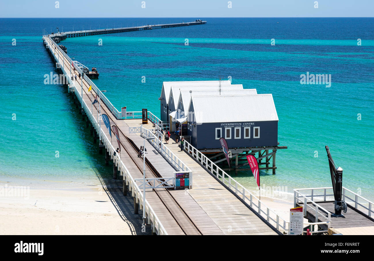 Busselton Jetty and Geographe Bay Western Australia Stock Photo - Alamy