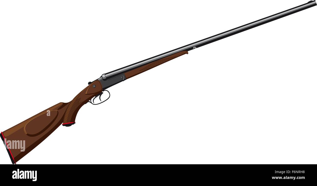 Classic Hunting Rifle Stock Vector Image & Art - Alamy