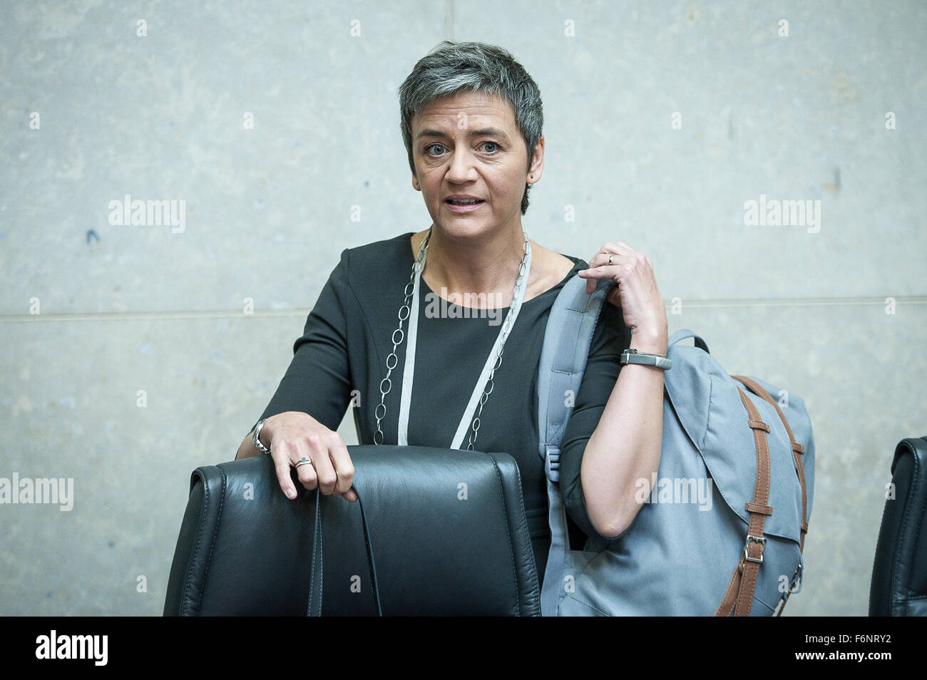 Margrethe Vestager, EU commissioner for Competition prior to the weekly ...