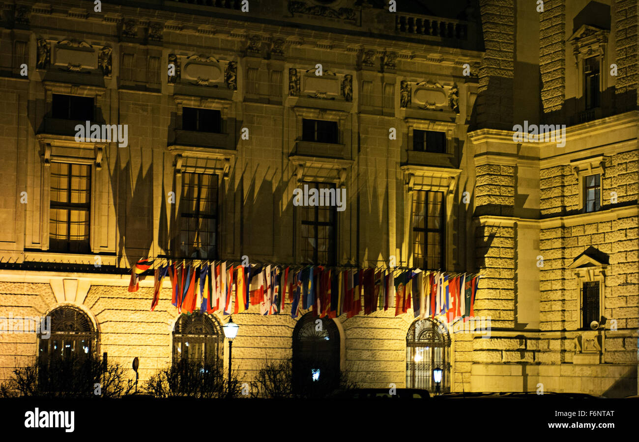 Flags hanging hi-res stock photography and images - Alamy