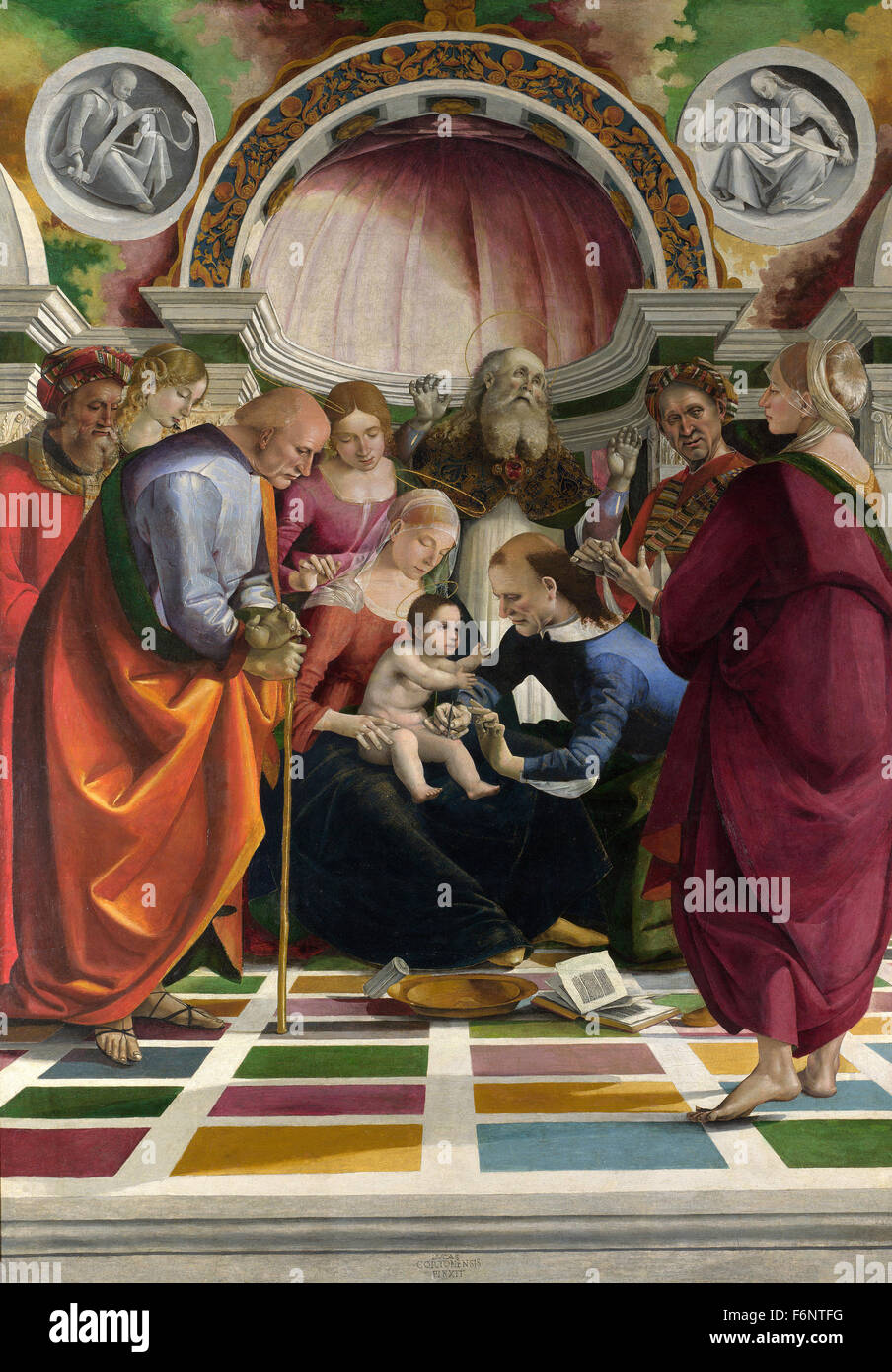 Luca Signorelli - The Circumcision Stock Photo - Alamy