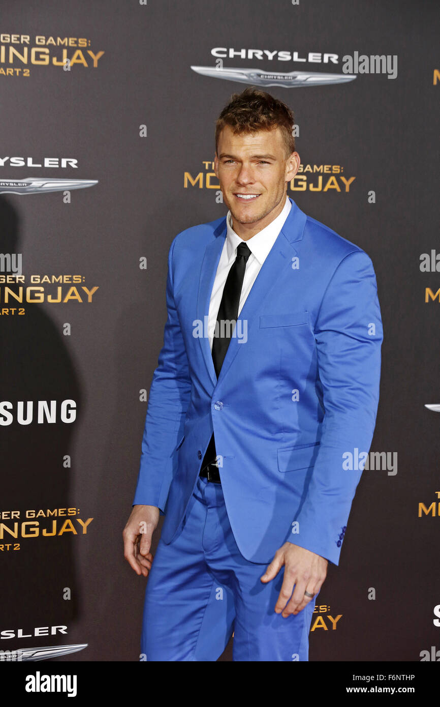 Nov. 17, 2015 - Los Angeles, California, USA - Alan Ritchson .Hunger ...