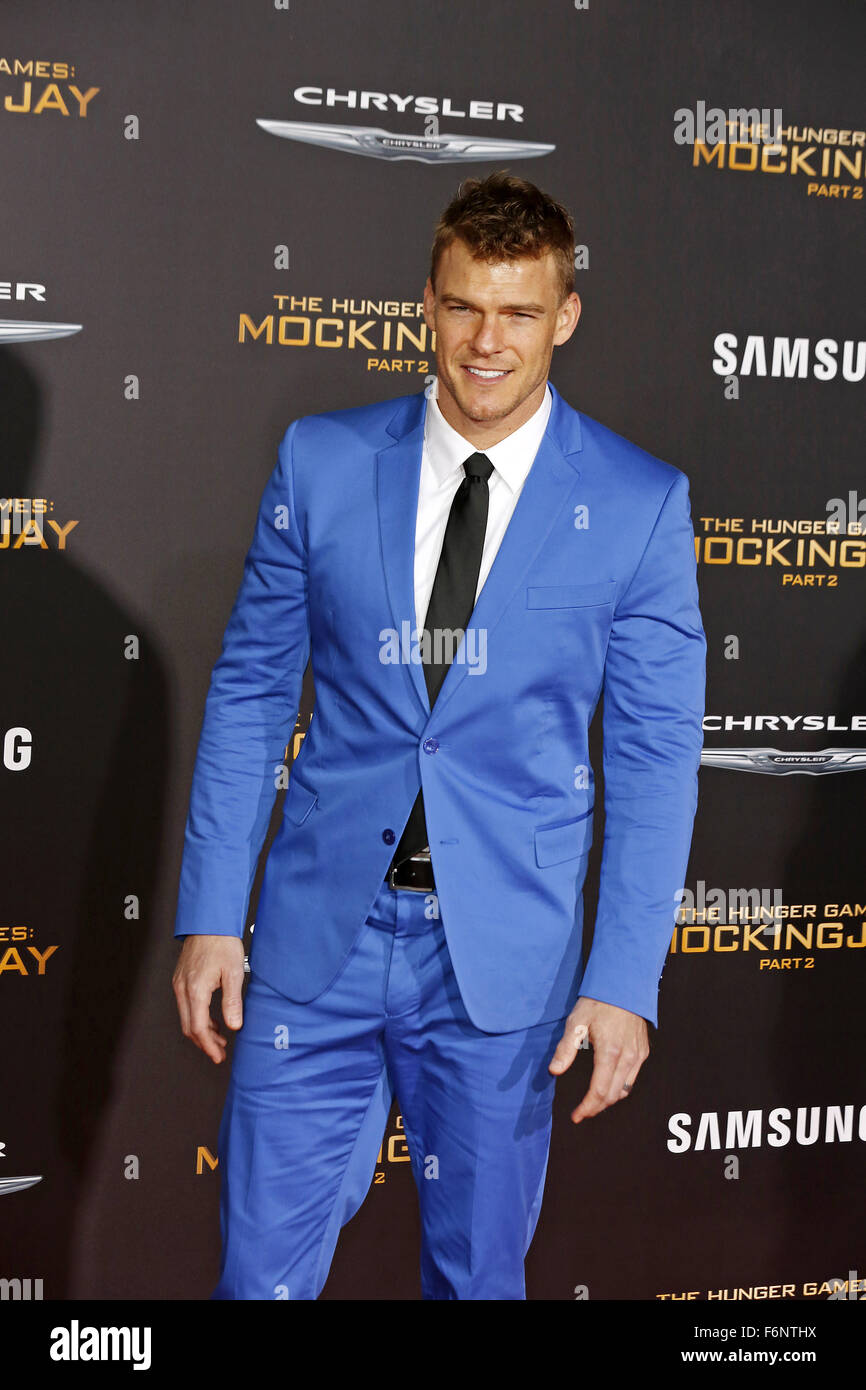 Nov. 17, 2015 - Los Angeles, California, USA - Alan Ritchson .Hunger ...