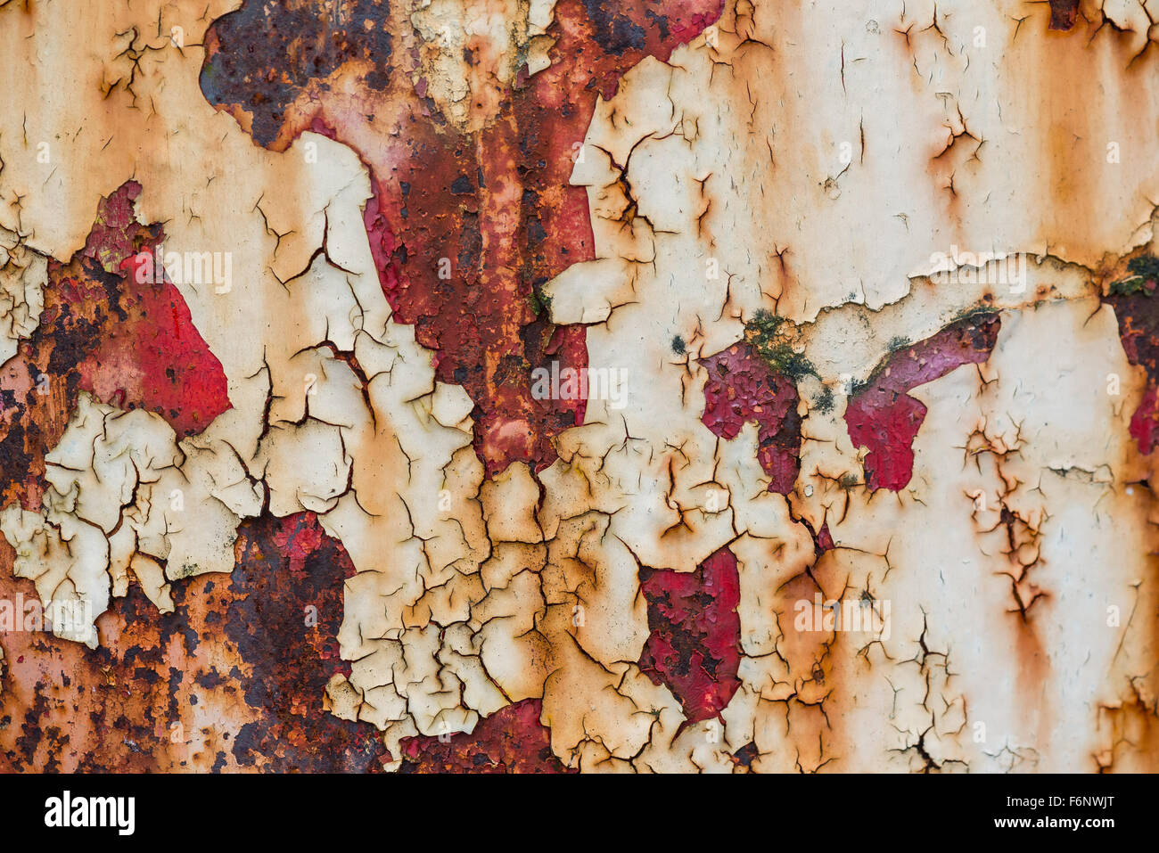 Closeup of rusty painted metal surface Stock Photo - Alamy