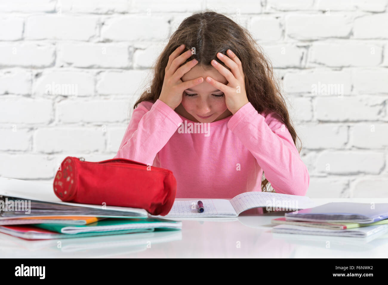 Angry child at school hi-res stock photography and images - Alamy