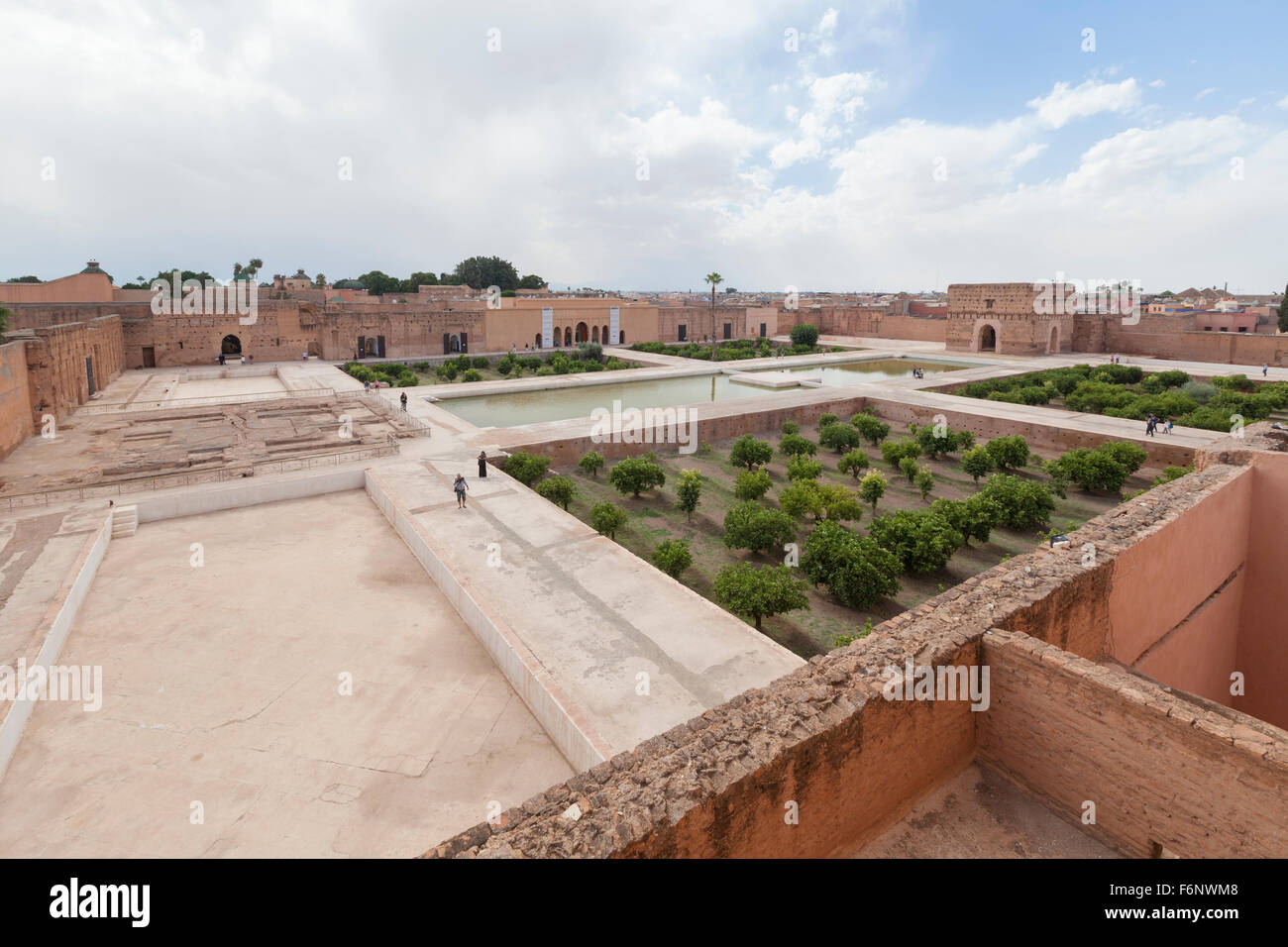 View of El Badi Palace in Marrakech, Morocco Stock Photo - Alamy