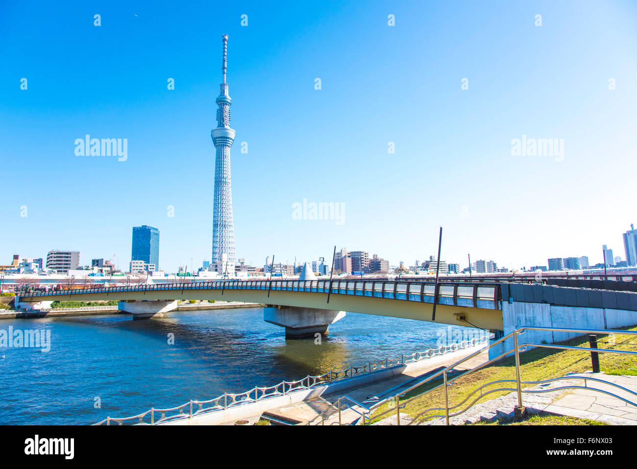 Sakurabashi Bridge ,Sumida River,Tokyo,Japan Stock Photo - Alamy