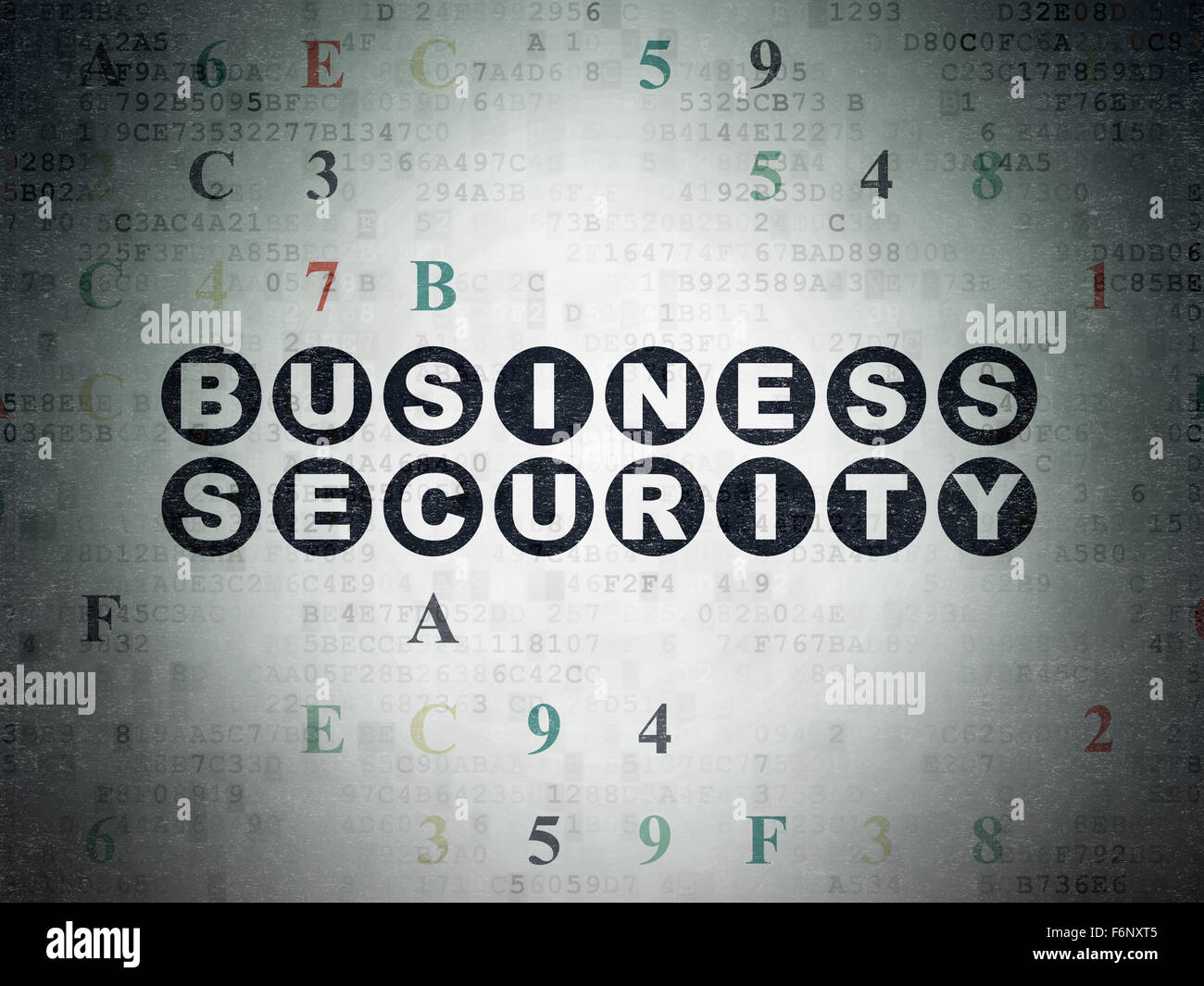 Security concept: Business Security on Digital Paper background Stock ...