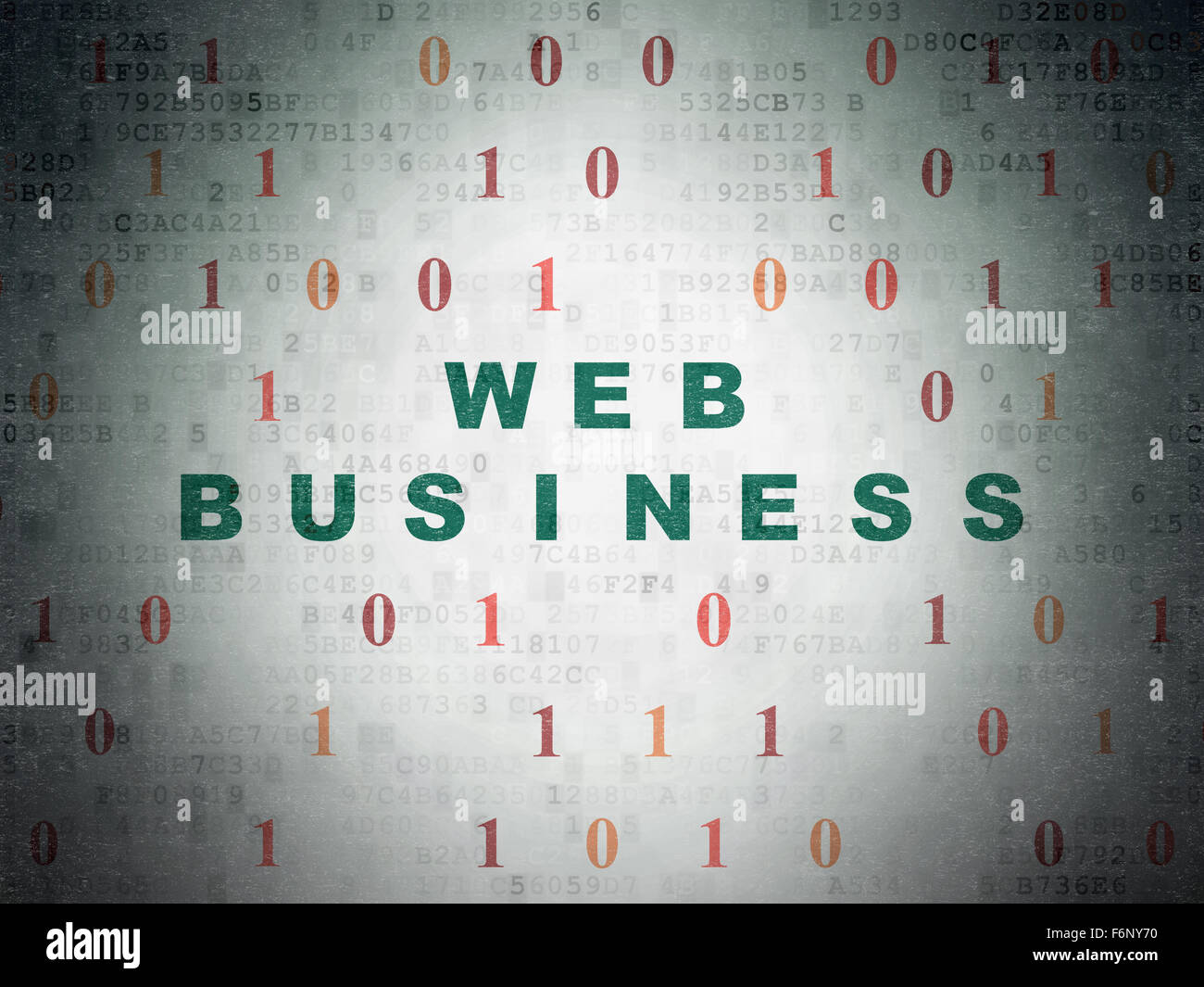 Web development concept: Web Business on Digital Paper background Stock Photo - Alamy