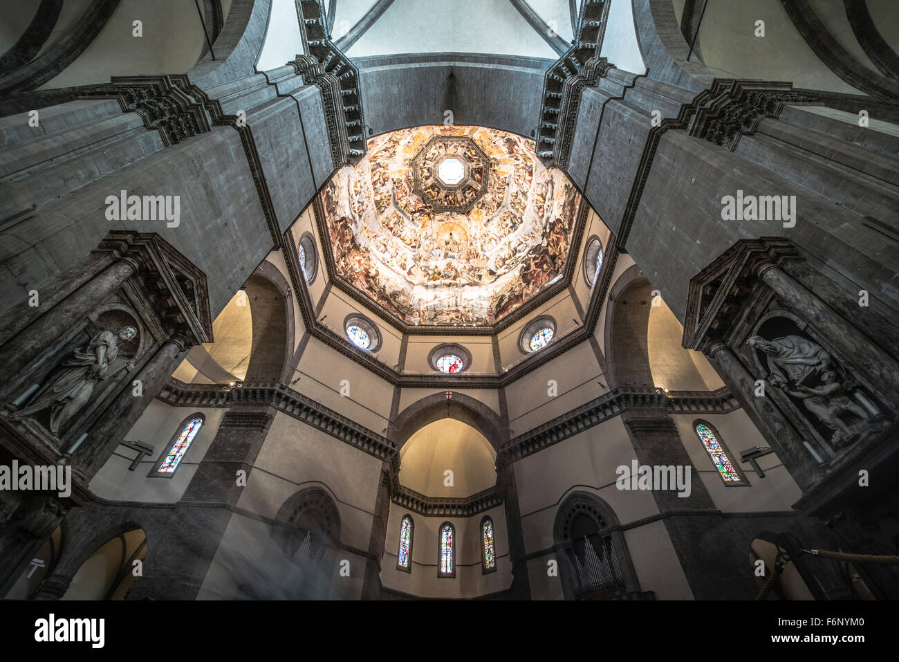 Florence duomo ceiling hi-res stock photography and images - Alamy