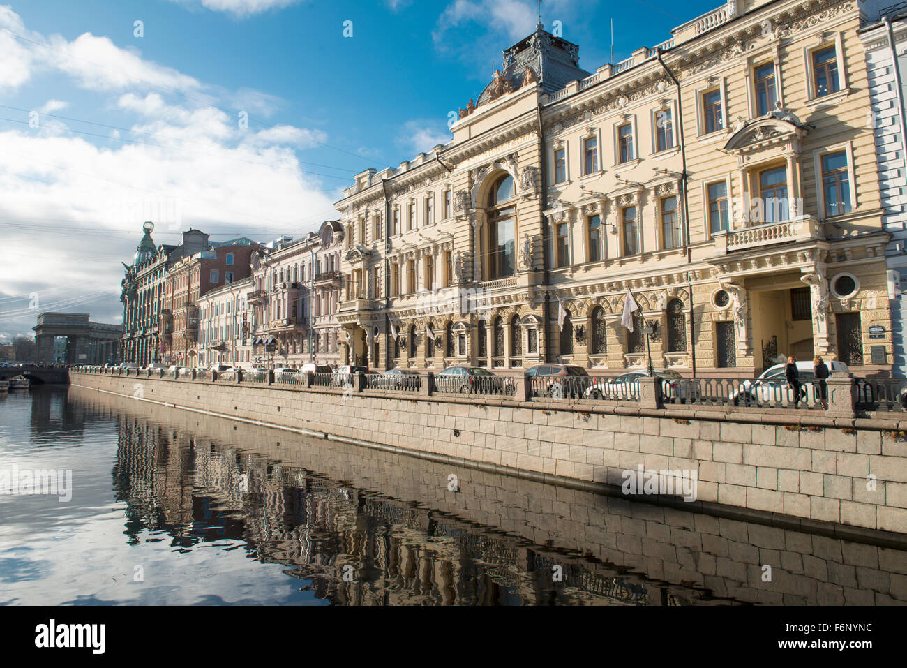 Griboedov canal in Sankt Petersburg. Russia Stock Photo - Alamy