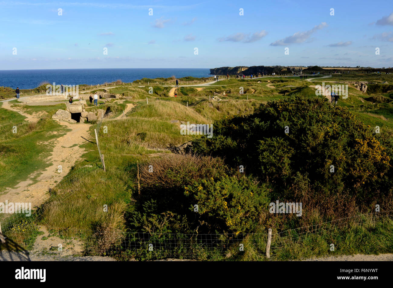 Bomb craters d day hi-res stock photography and images - Alamy