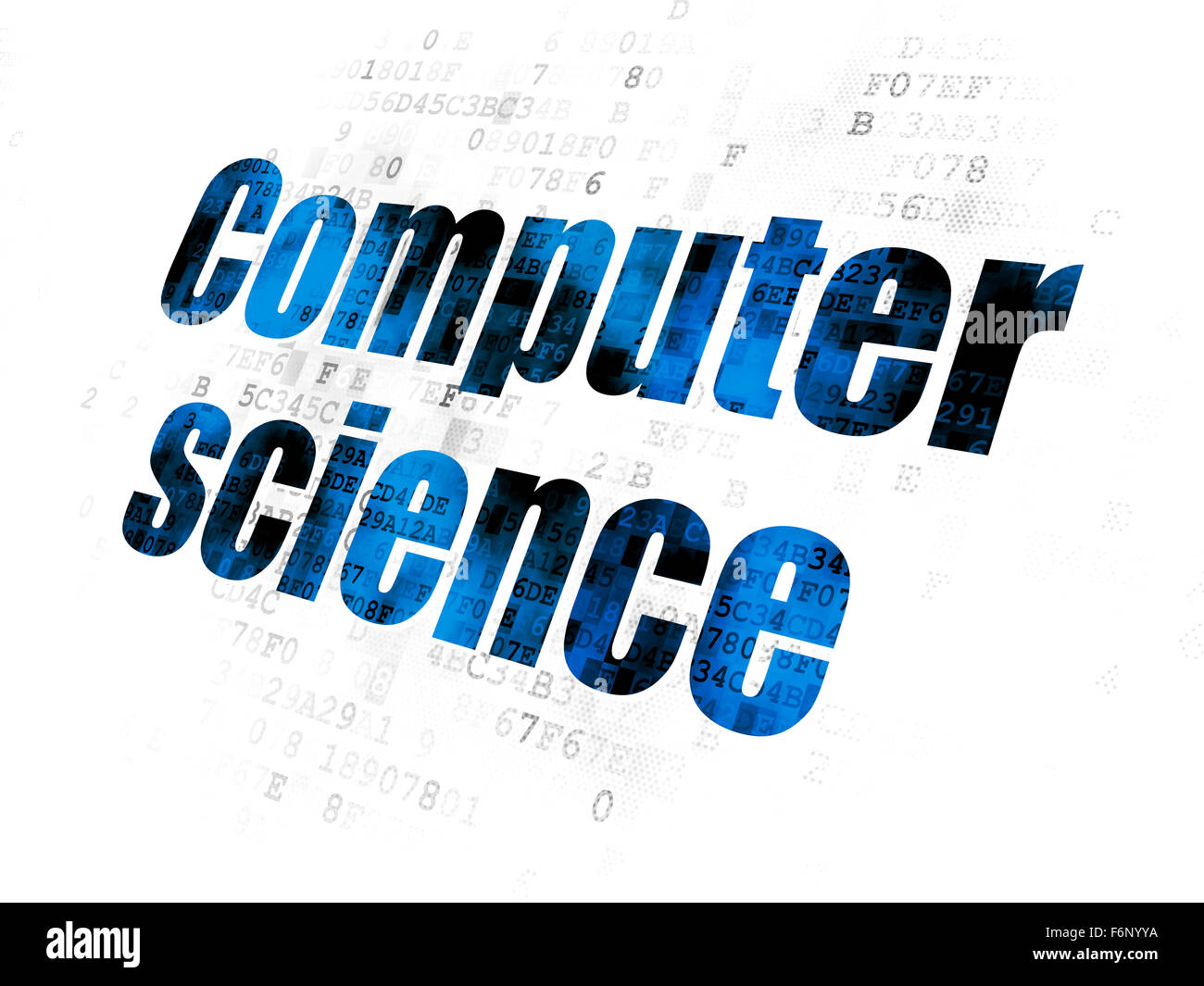 Science concept: Computer Science on Digital background Stock Photo - Alamy