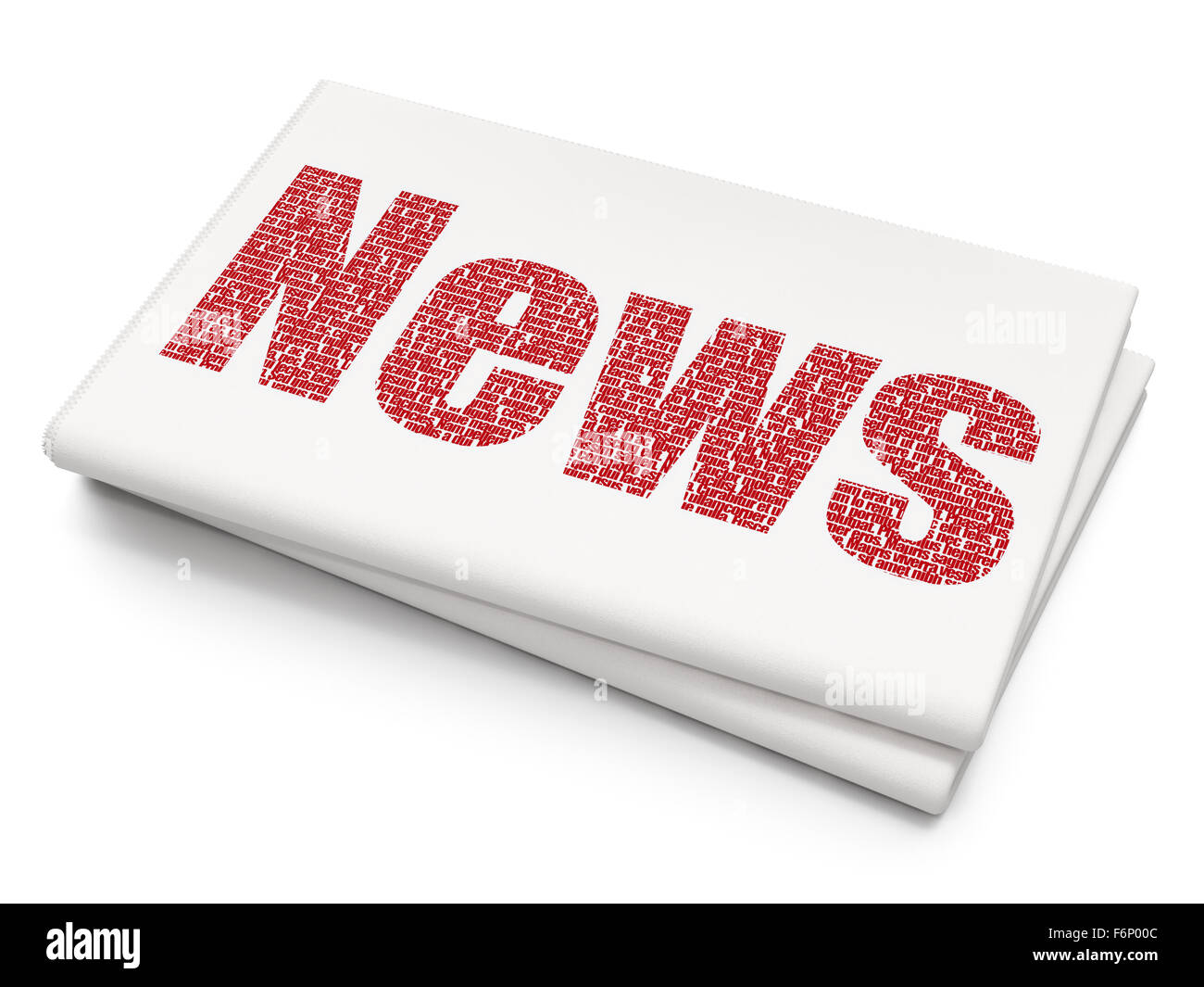 News concept: News on Blank Newspaper background Stock Photo - Alamy