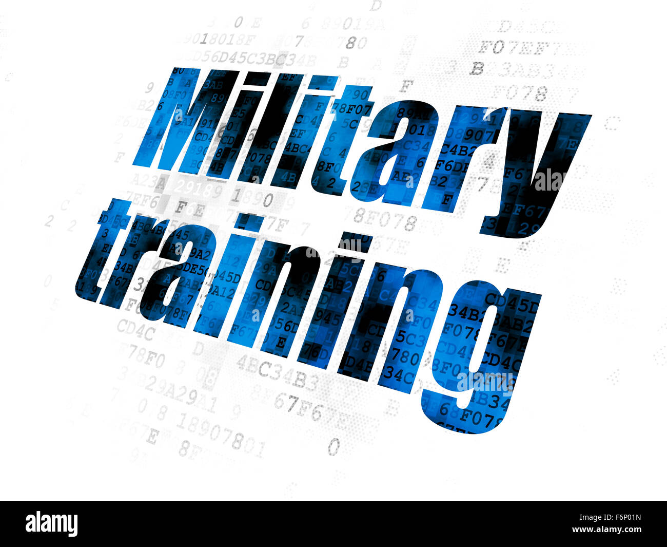 Learning concept: Military Training on Digital background Stock Photo ...