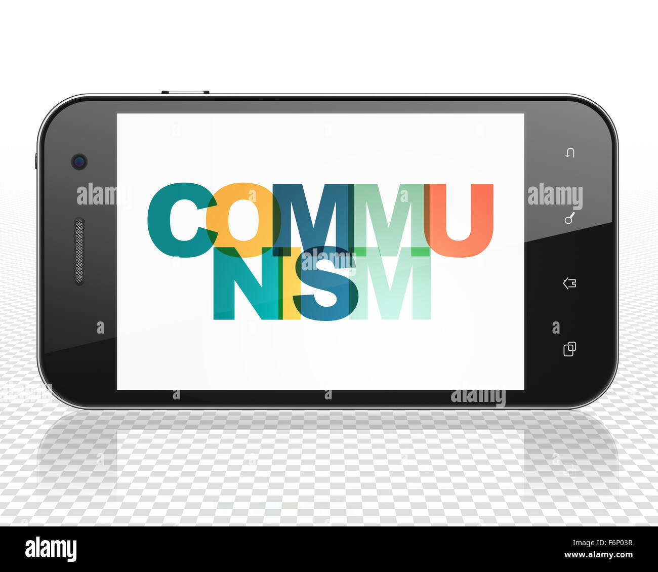 Politics concept: Smartphone with Communism on display Stock Photo - Alamy