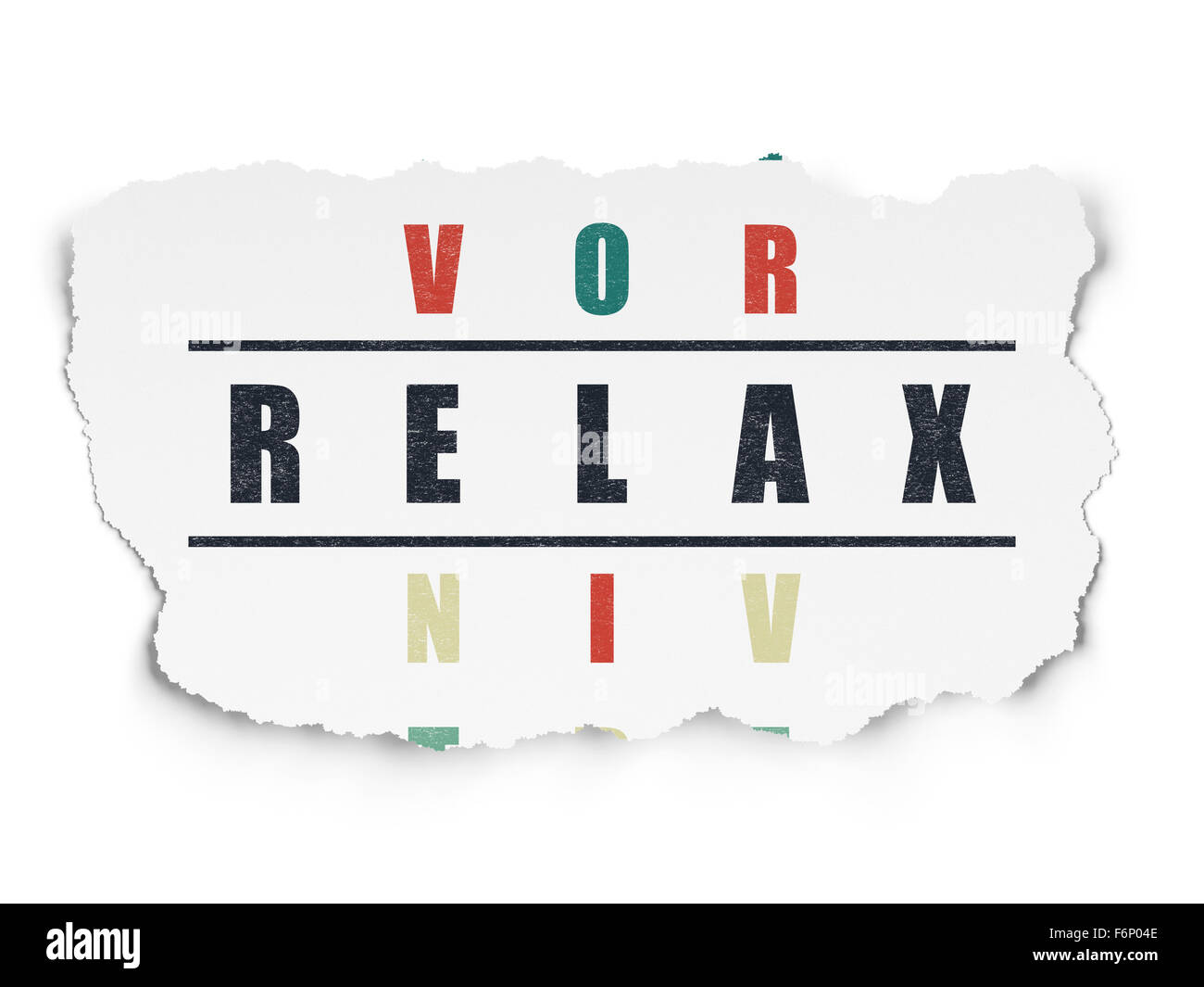 Entertainment, concept: Relax in Crossword Puzzle Stock Photo - Alamy