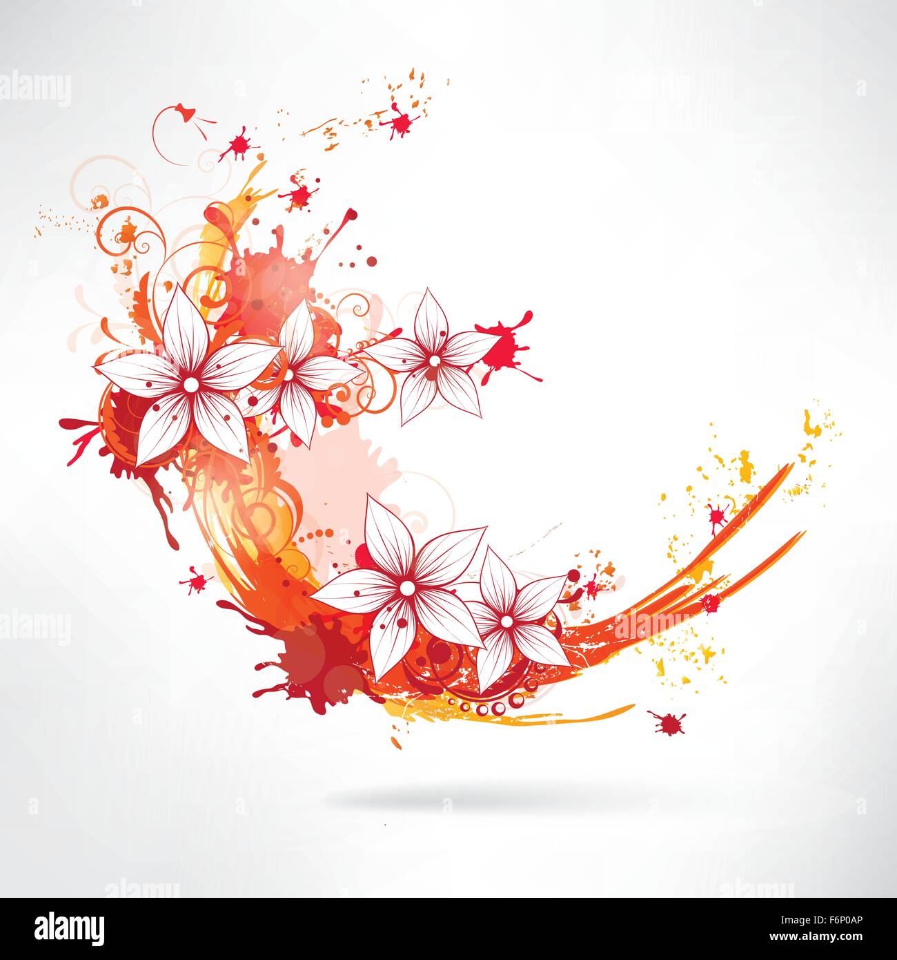 Abstract floral background Stock Vector Image & Art - Alamy