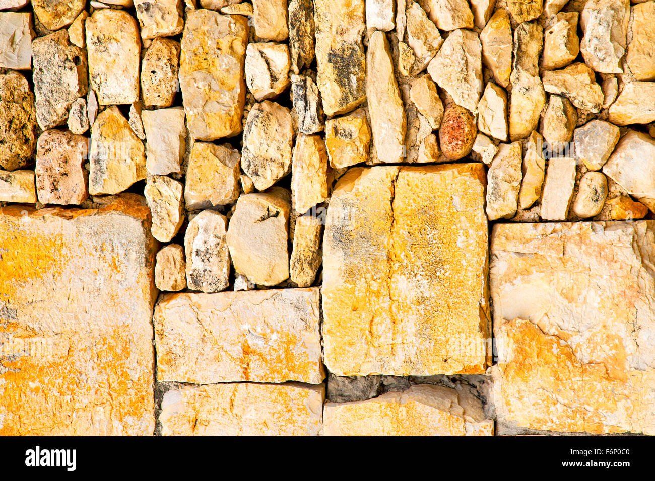 texture wall in africa morocco the old brick construction concrete ...