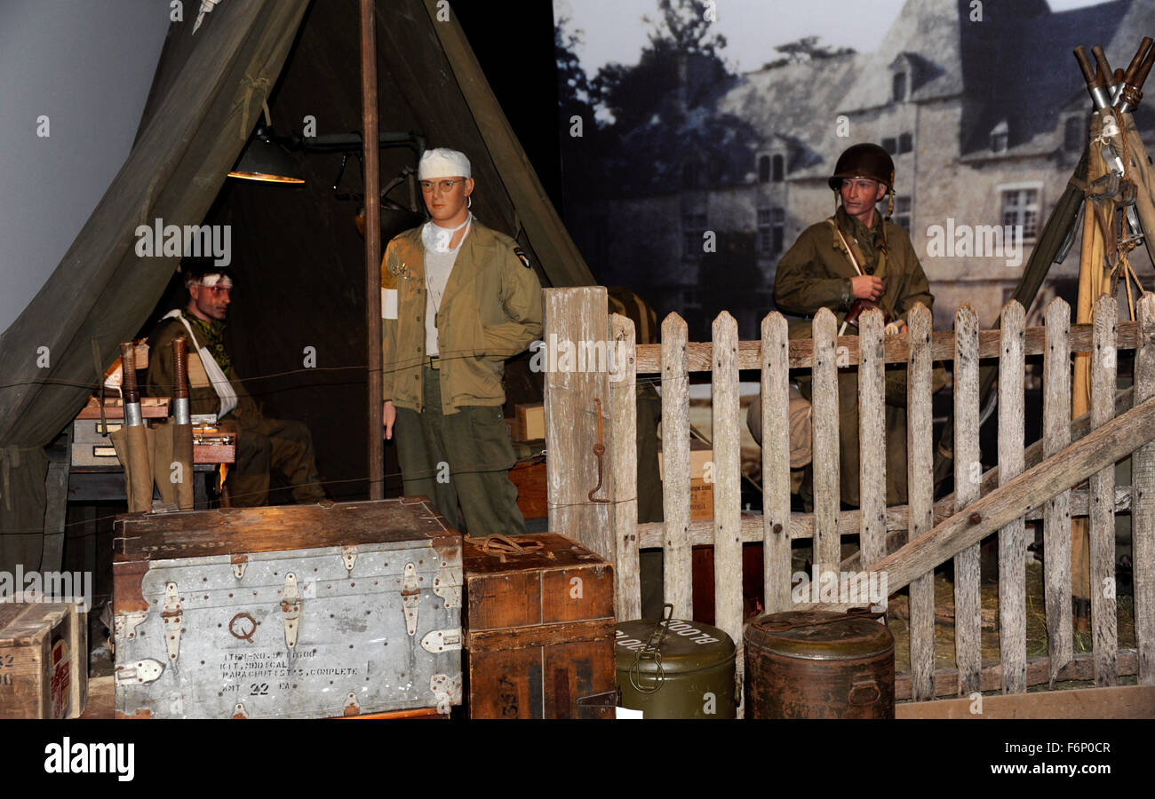 D Day Experience,infirmary,paratrooper museum,Saint-Come-du-Mont ...