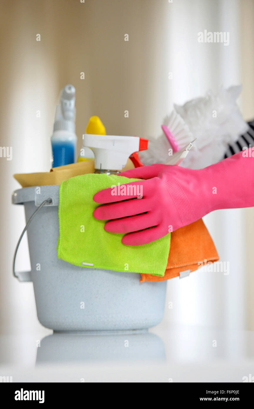 Symbolic image cleaning Stock Photo - Alamy