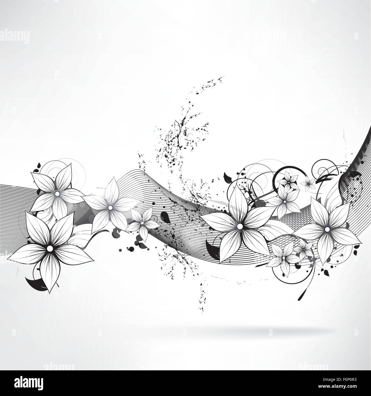 vector floral design element Stock Vector Image & Art - Alamy
