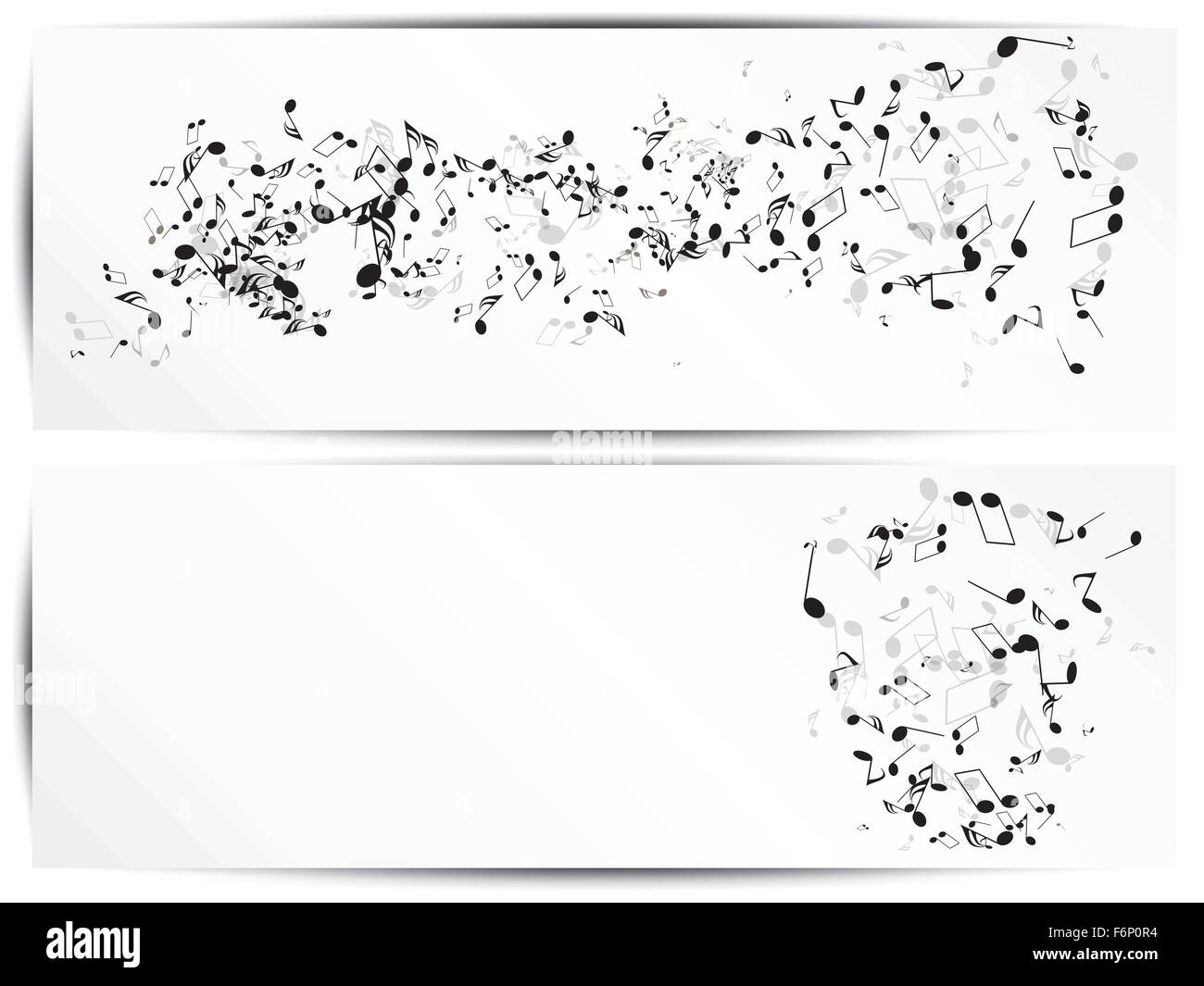 Symbol stylized musical notes hi-res stock photography and images - Alamy