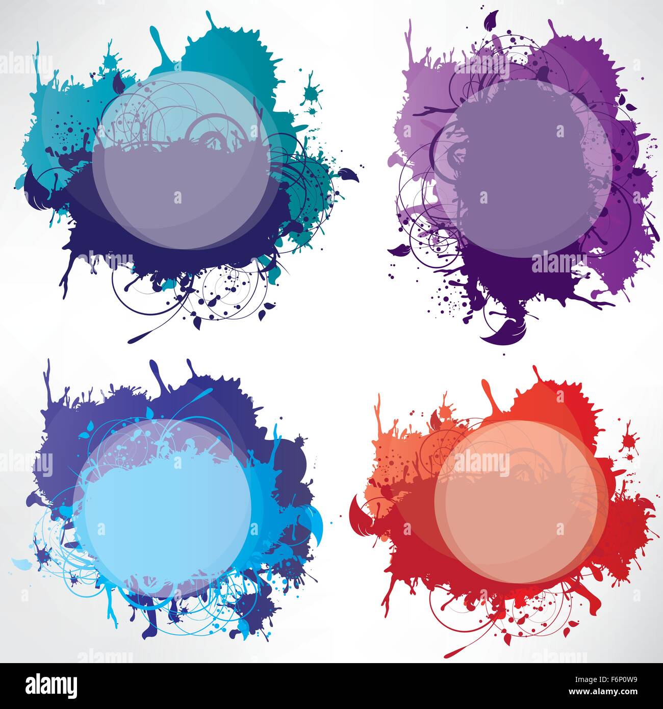Abstract background with splash Stock Vector Image & Art - Alamy
