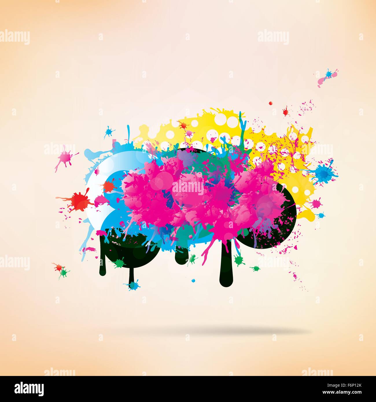 Abstract background with splash Stock Vector Image & Art - Alamy