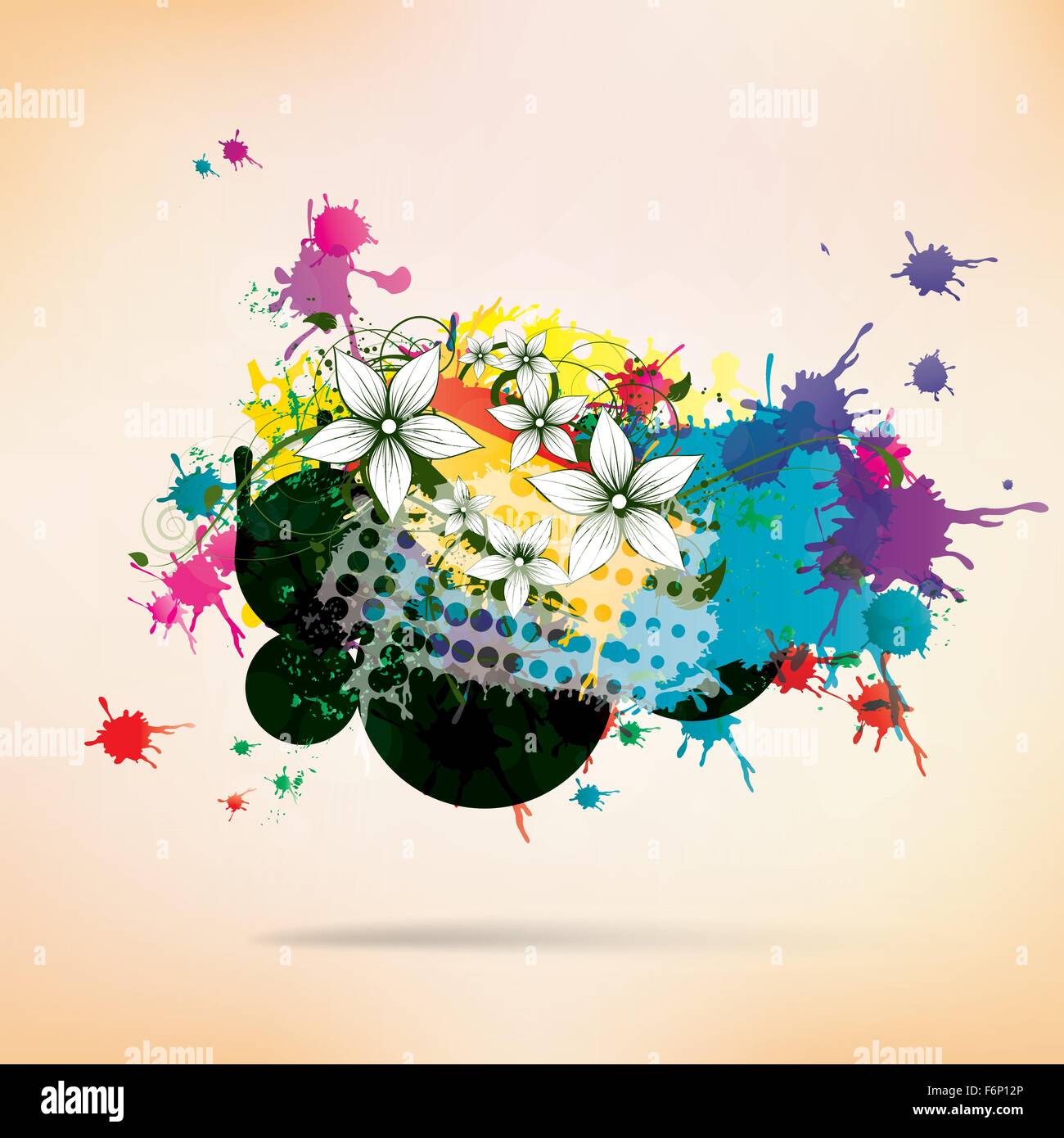 Abstract background with splash Stock Vector Image & Art - Alamy
