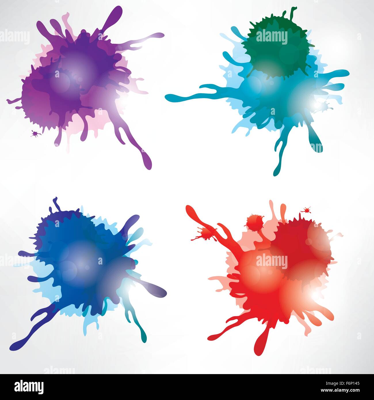 Aqua paintings Stock Vector Images - Alamy