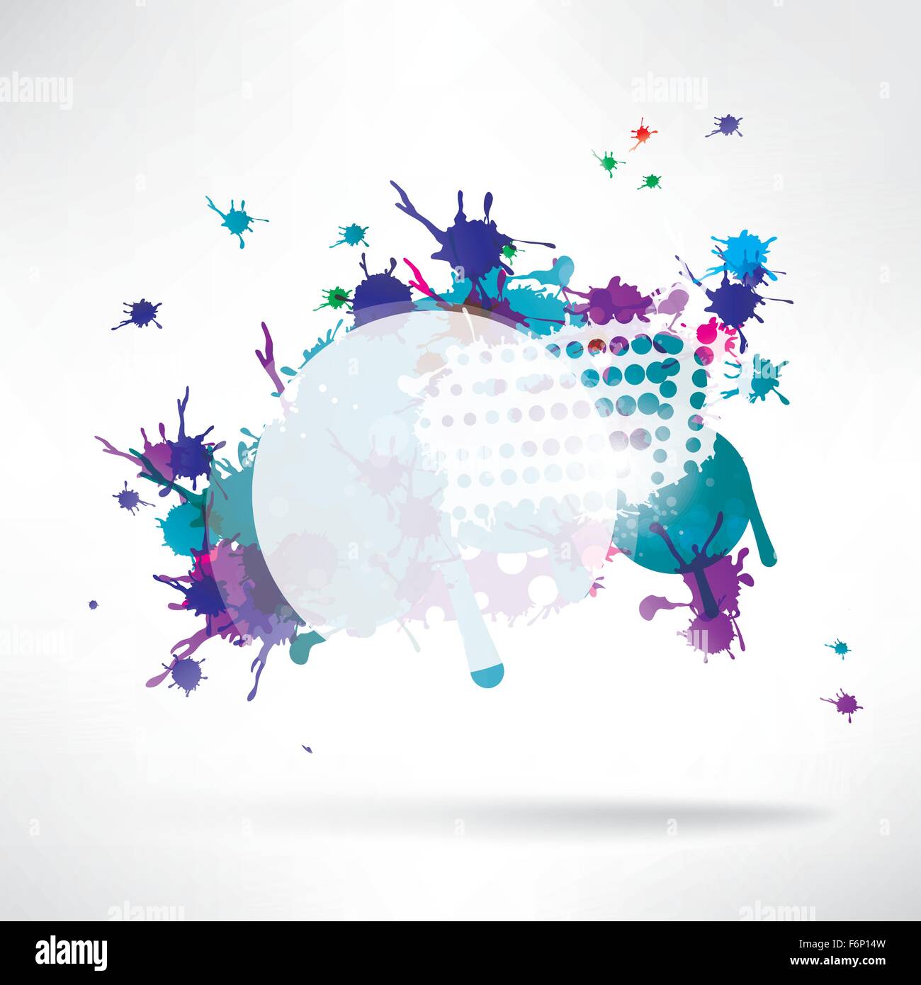 Abstract background with splash Stock Vector Image & Art - Alamy