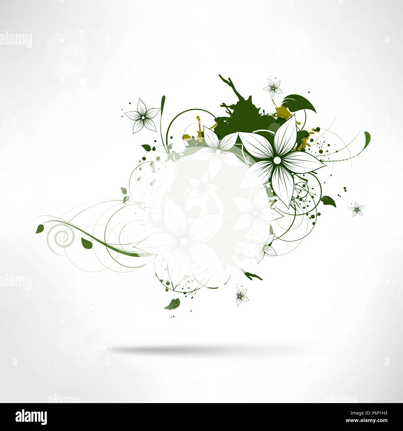 background with floral ornament Stock Vector Image & Art - Alamy