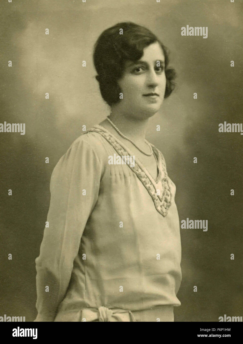 Portrait of a woman, Italy Stock Photo - Alamy