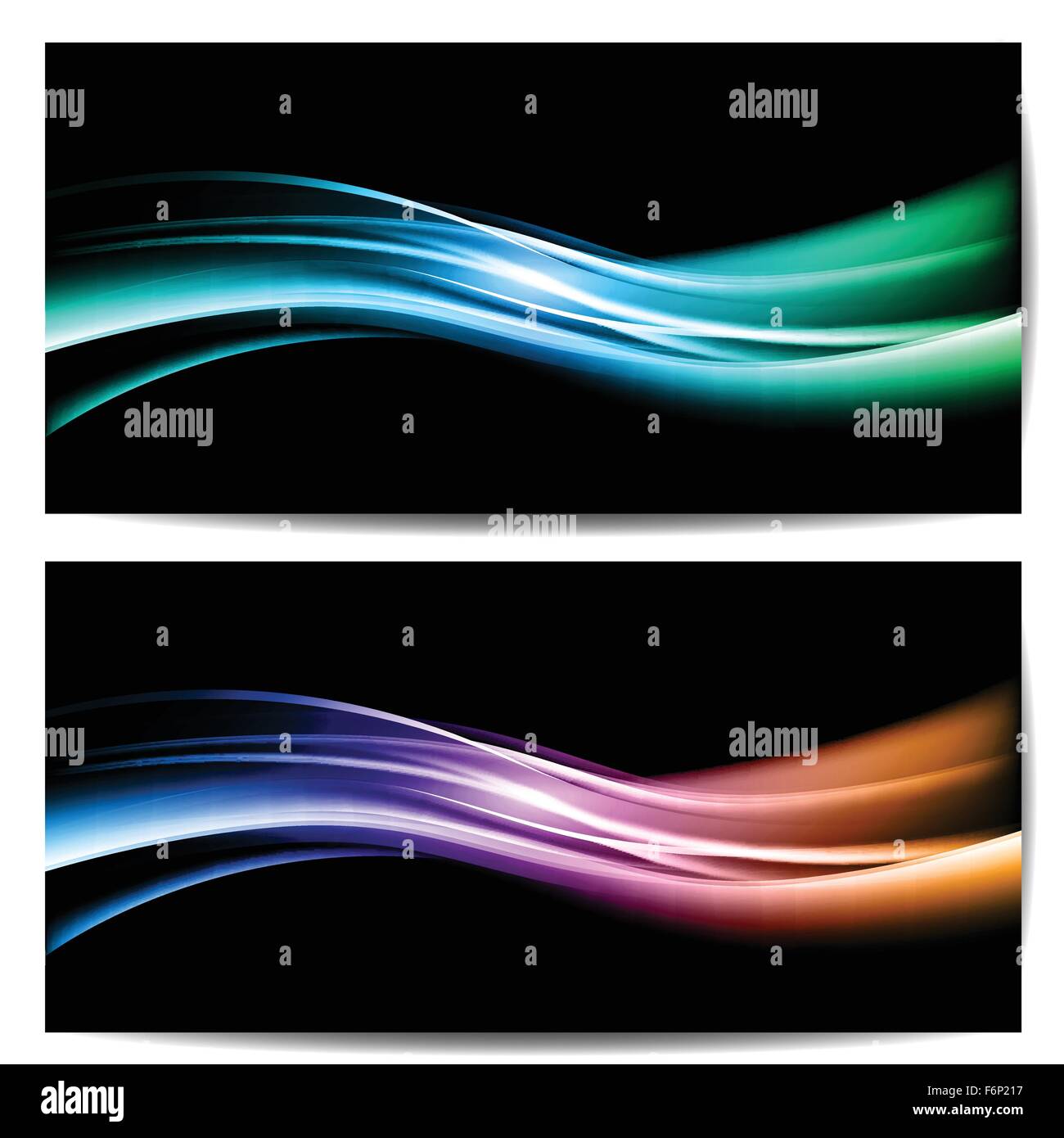 Abstract colored wave on background Stock Vector Image & Art - Alamy