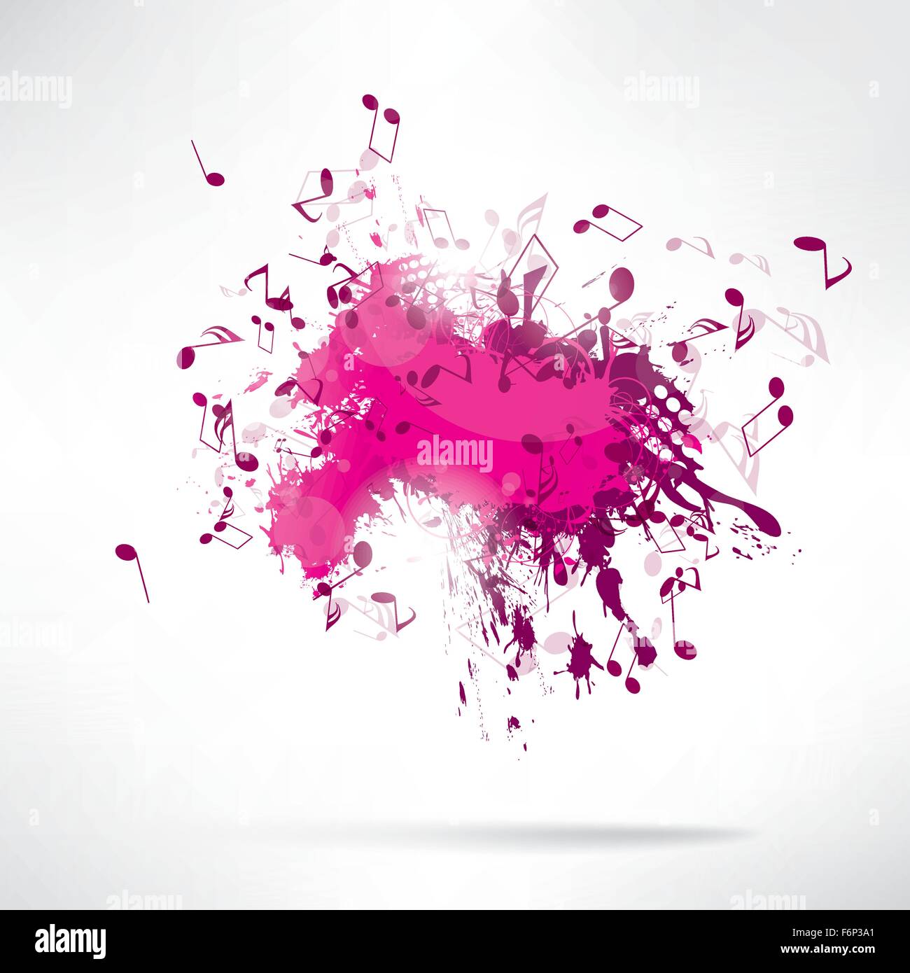 Musical notes abstract motion background Stock Vector Images - Alamy