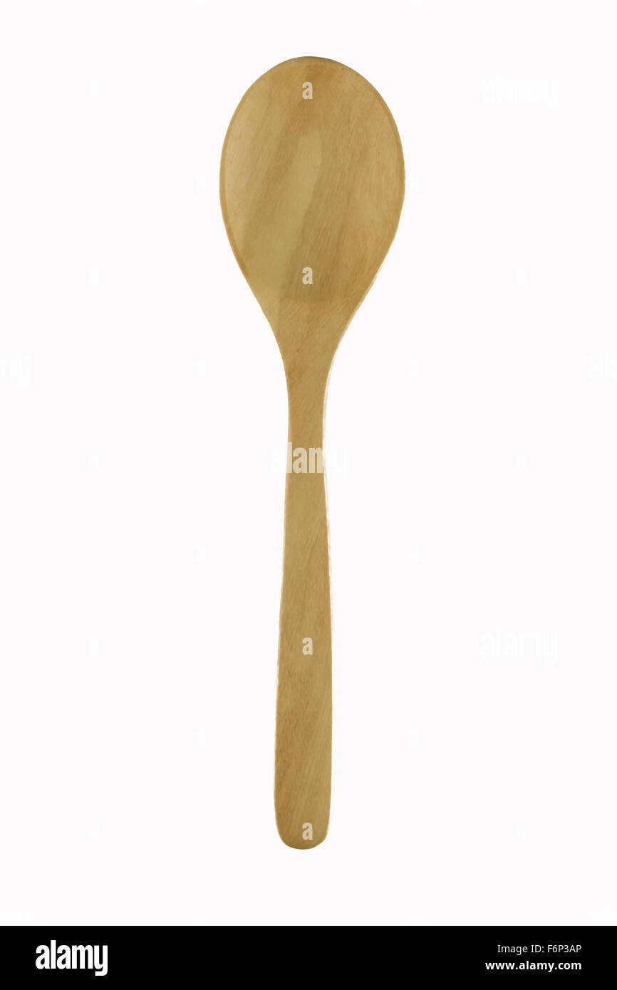wooden spoon background isolated on white for you design Stock Photo ...