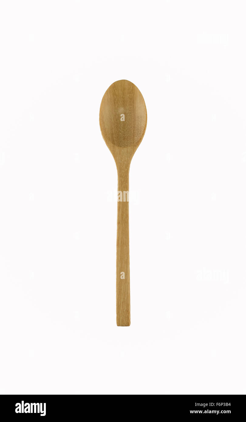 wooden spoon background isolated on white for you design Stock Photo ...