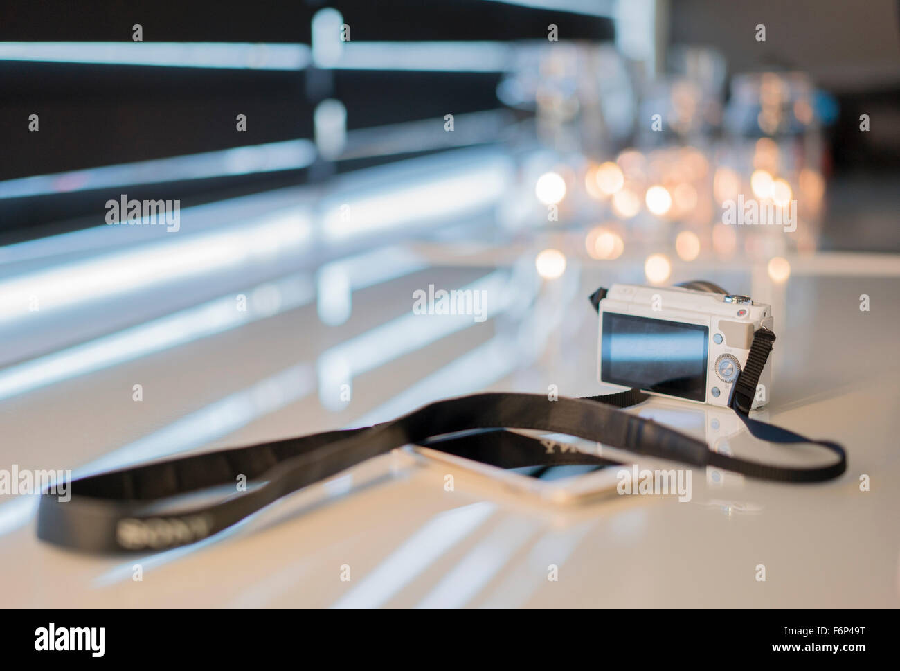 Smartphone and digital camera Stock Photo - Alamy