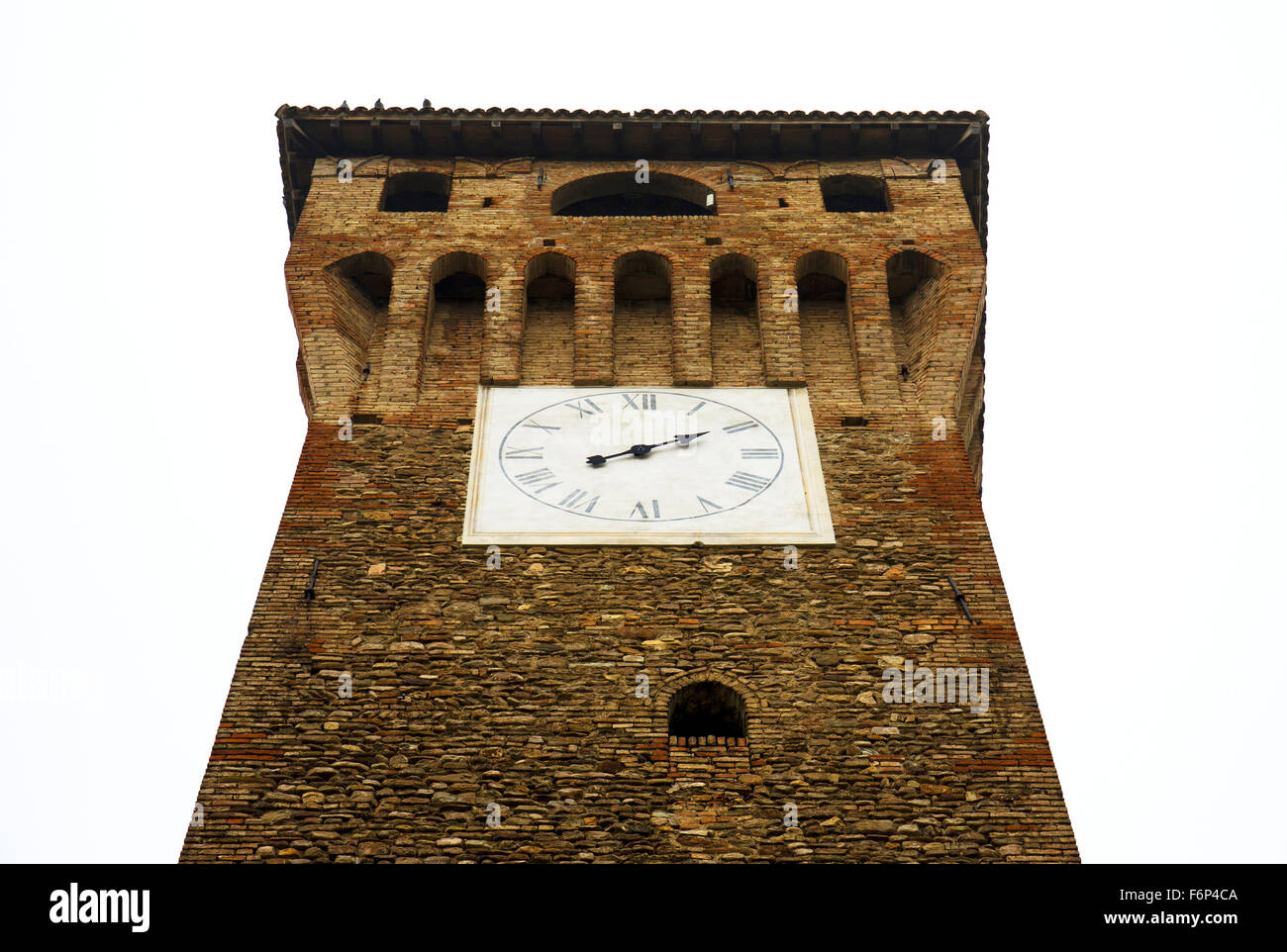 The old clock of the castle Stock Photo - Alamy