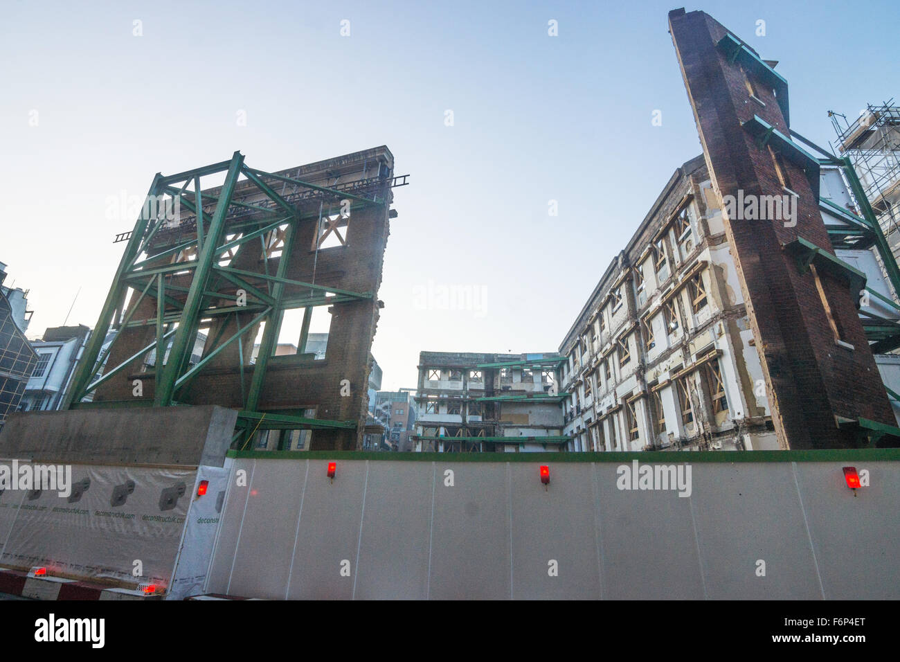 retrained facade of building development redeveloping historic exerior ...